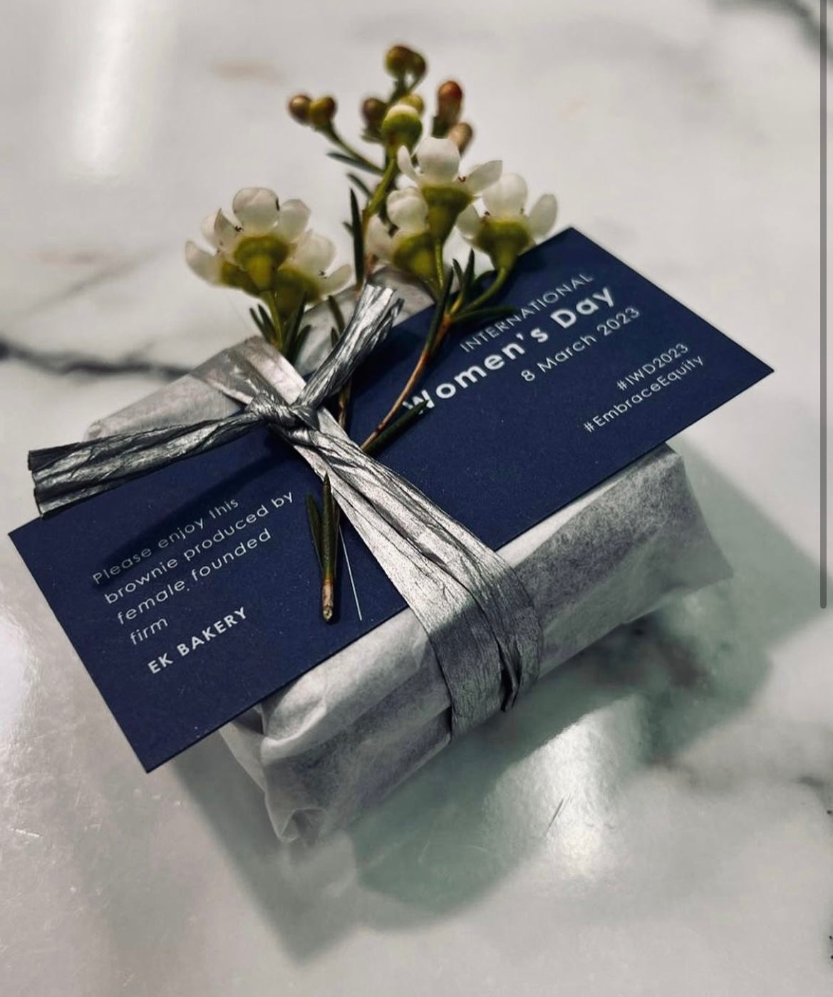 Personalised Brownies for International Women's Day – EK BAKERY