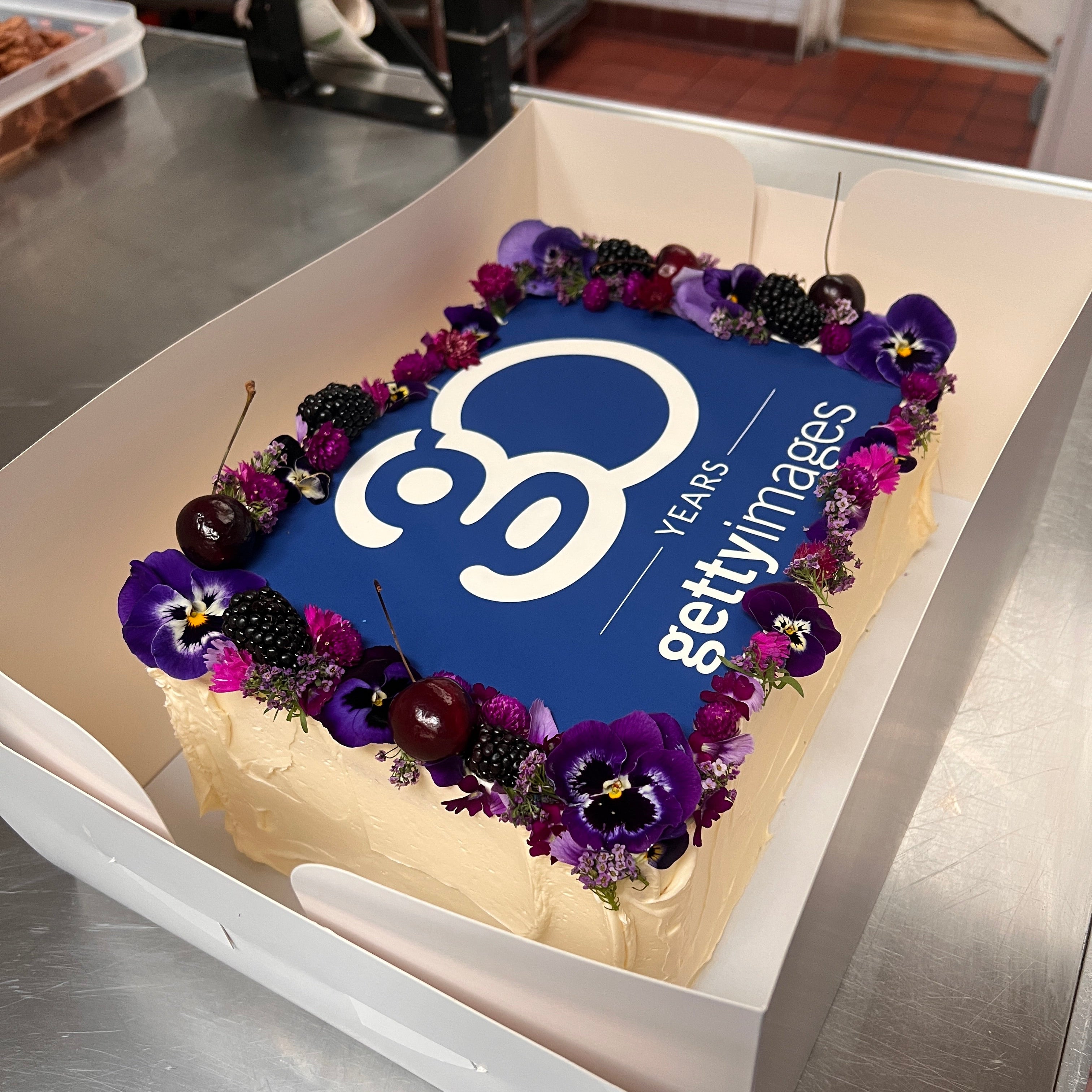 Celebration Cake with Edible Image – EK BAKERY